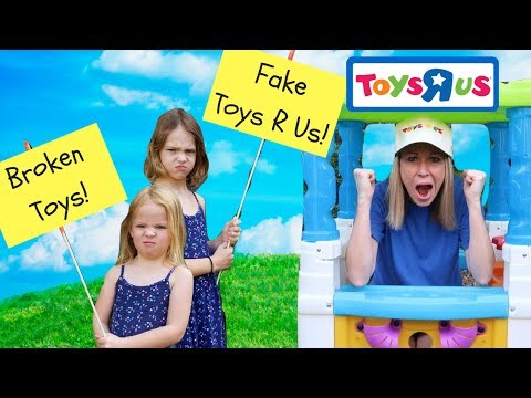 Pretend Toy Store Kid's Video Starring Addy and Maya