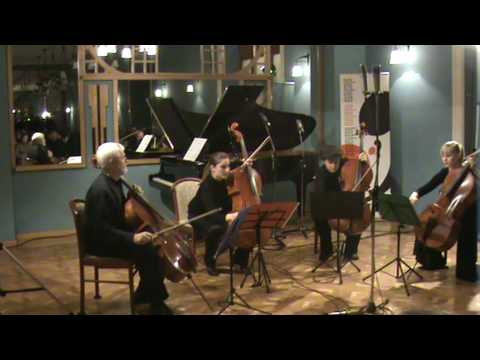 B. Pucihar: Cello quartett - Aria, Scherzo (PART 1)
