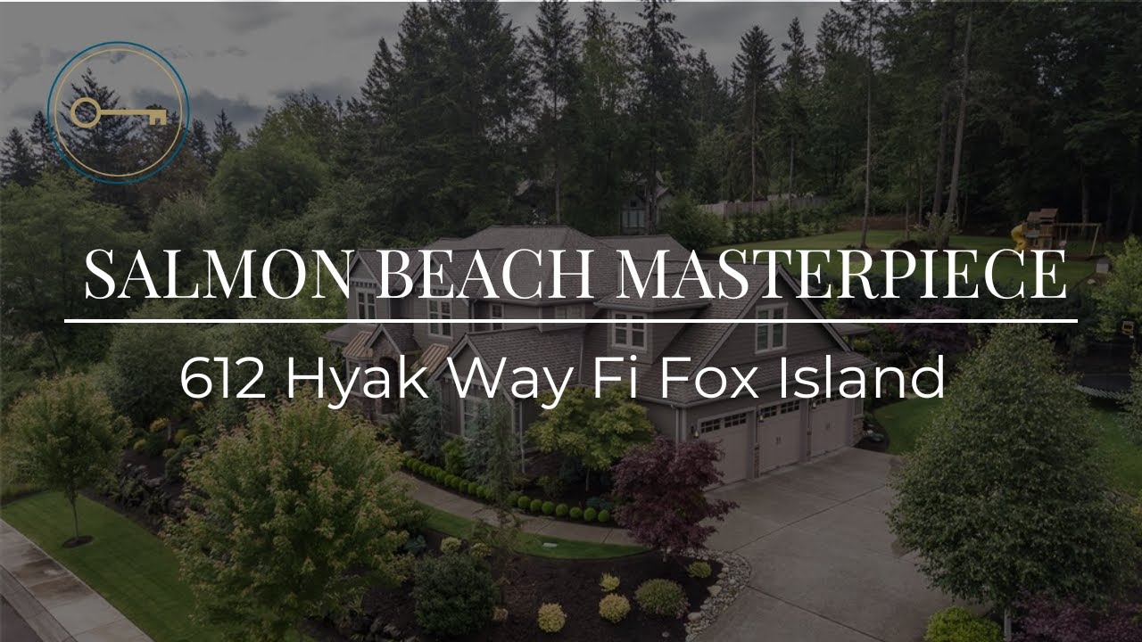 Salmon Beach Masterpiece I 612 Hyak Way Fi, Fox Island, WA 98333
