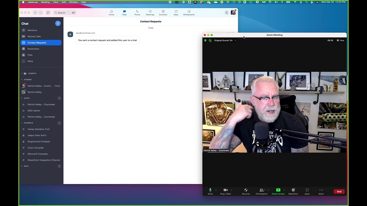 Zoom Chat Folders
