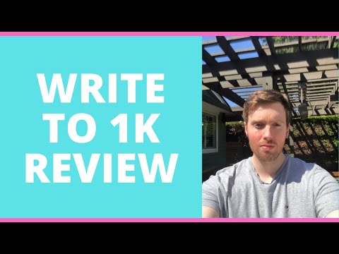 Write To 1K Review - Do You Really Want To Be A Freelance Writer?