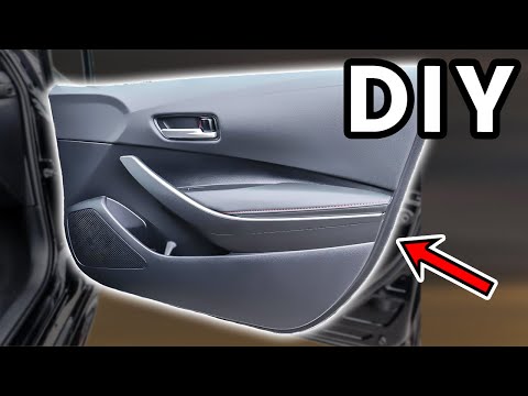 DIY 2020-2024 Toyota Corolla Passenger Front Door Panel Removal | How to Remove Corolla Door Panels