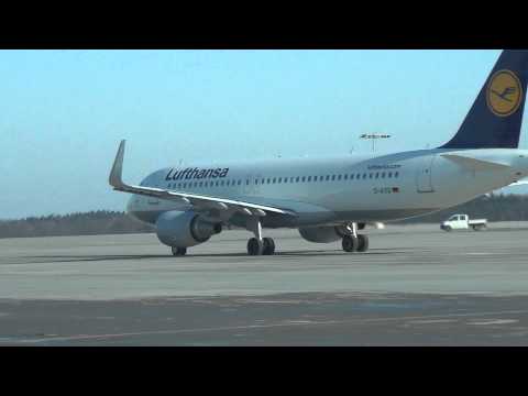 Lufthansa Airbus A320-214 D-AIZQ with Sharklets at Dresden Airport