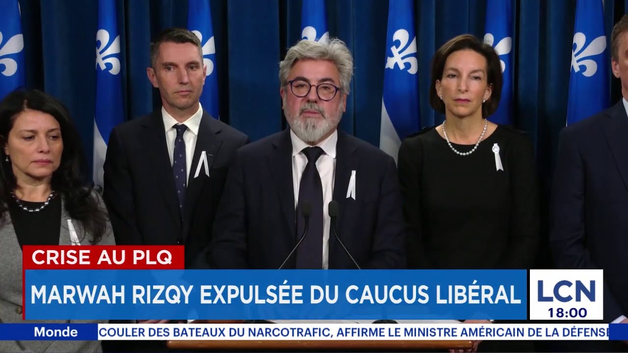 Crise au PLQ: Marwah Rizqy expulsée du caucus libéral