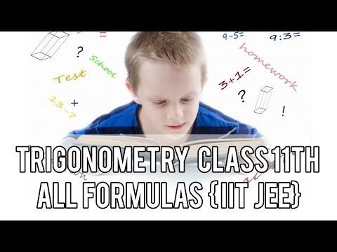 All Trigonometry formula's for class 11th || jee ||💯💯