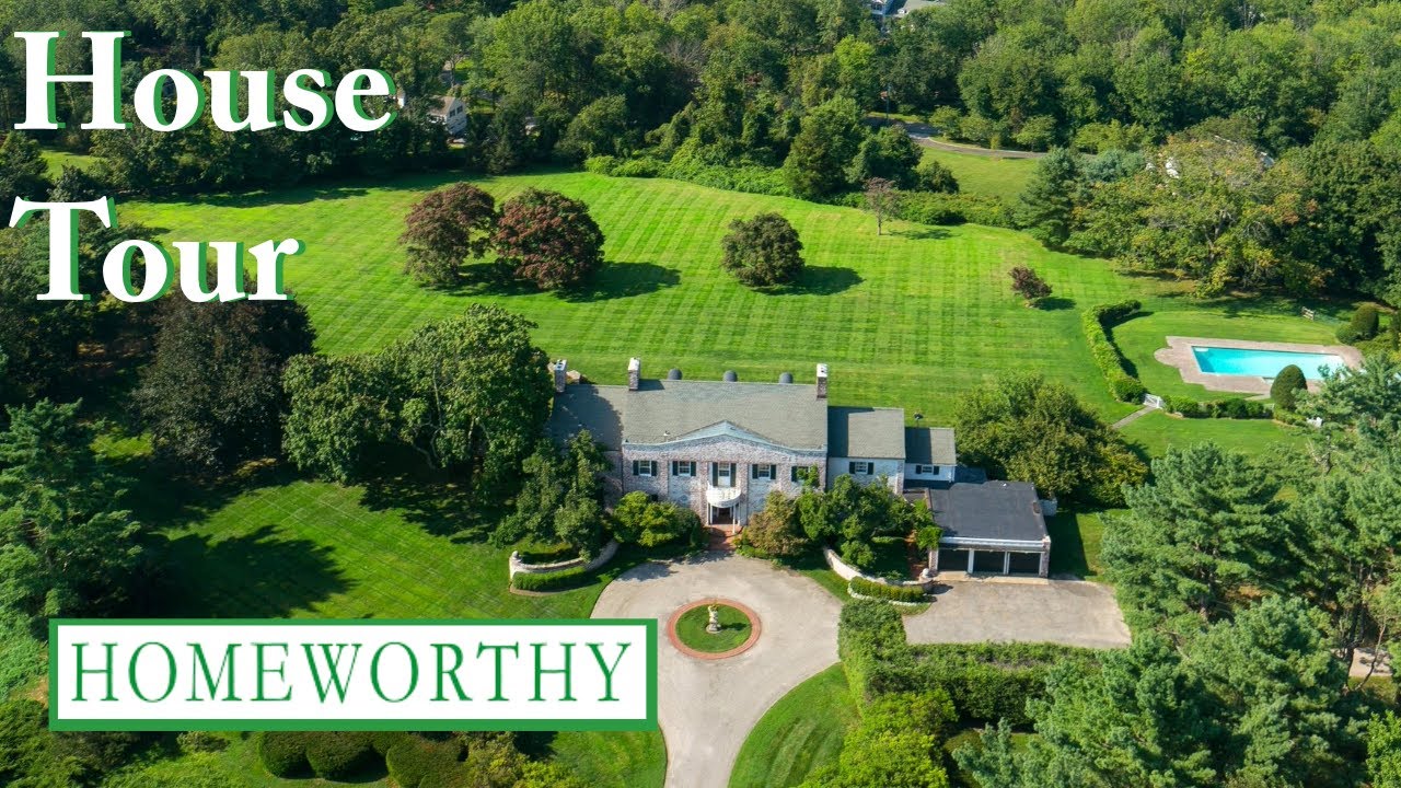 ON THE MARKET | $7 Million Connecticut Estate with Sprawling Grounds & Views of NYC