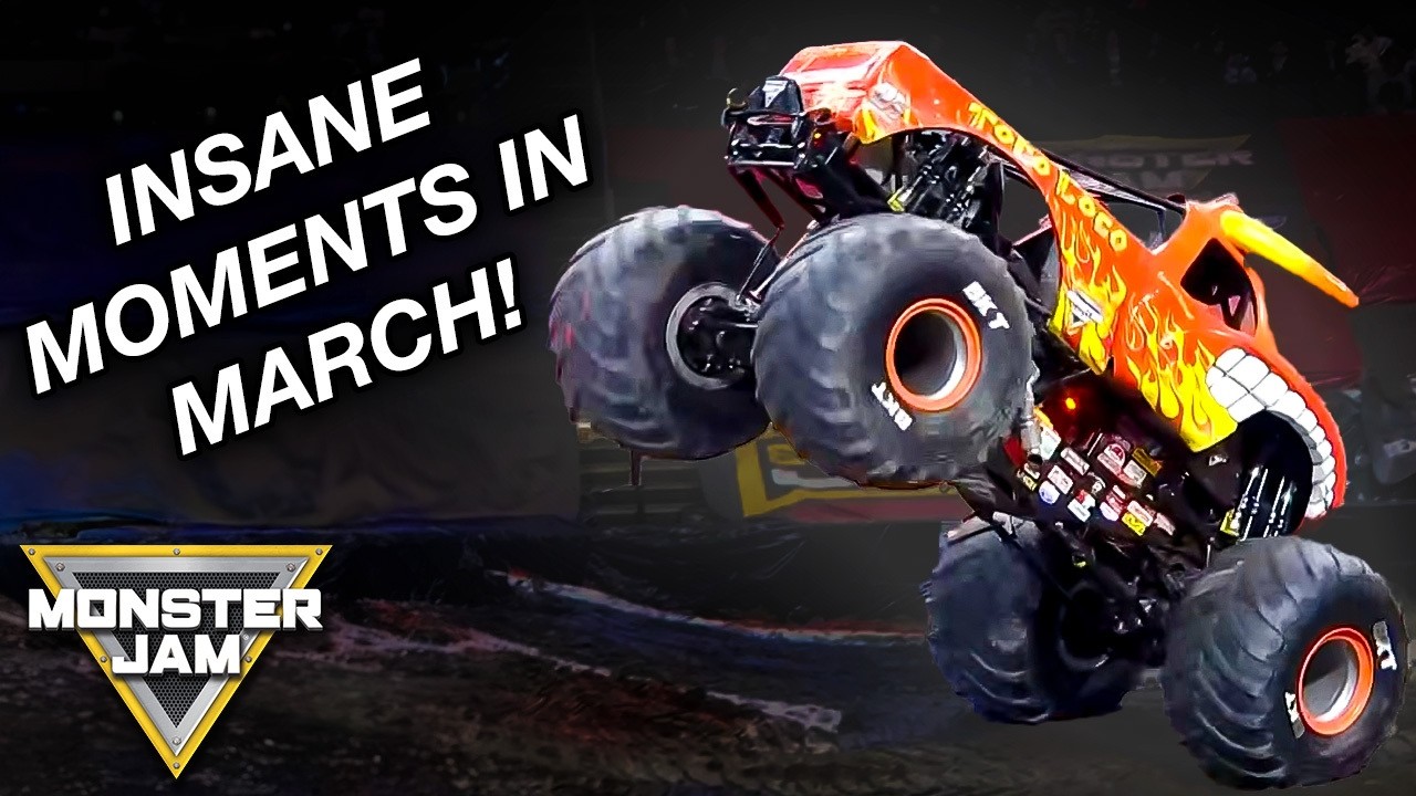 The Most THRILLING Moments From March | Monster Jam