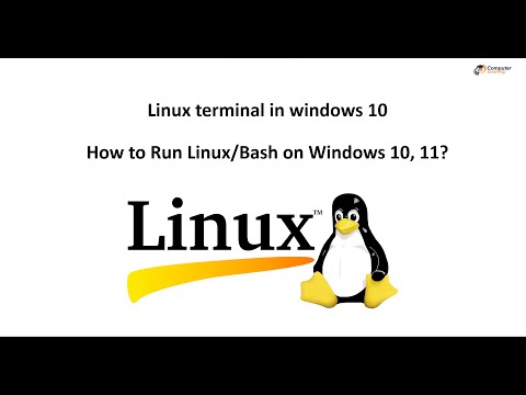 How to Install Linux Terminal on Windows 10, 11 | Run Linux/Bash on Windows 10, 11