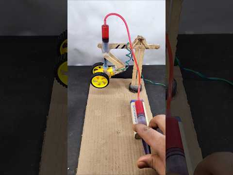 "How Airplane Landing Gear Works | DIY Hydraulic & DC Motor Mechanism"