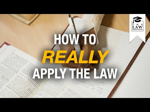 What Does Apply the Law REALLY Mean?