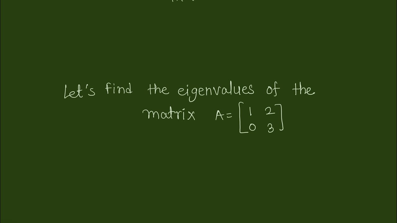 Eigenvalue of Matrix | Easy Shortcut Method for Exams | Linear Algebra