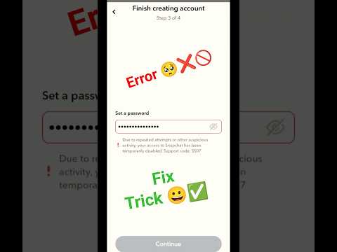 Snapchat SS06,SS07 Error Fix 100% | Device Temporarily Banned? Global Solution for iPhone & Android