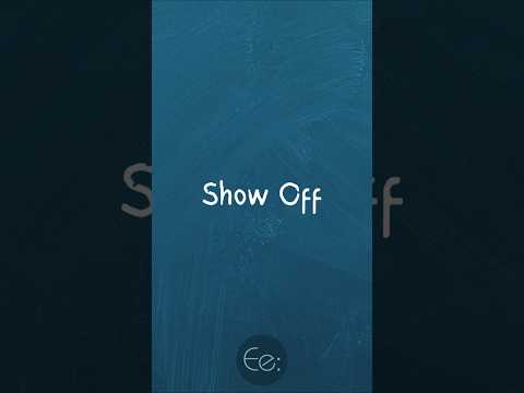 Show Off π What Does It Mean? #english #phrasalverbs #phrases #expression #meaning #slang #esl #tips
