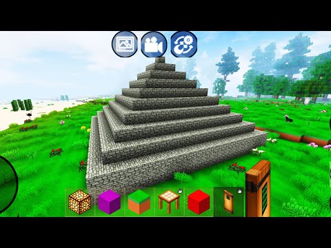 Mini Block Craft 3D Gameplay #19 (iOS & Android) | Stone Pyramid π