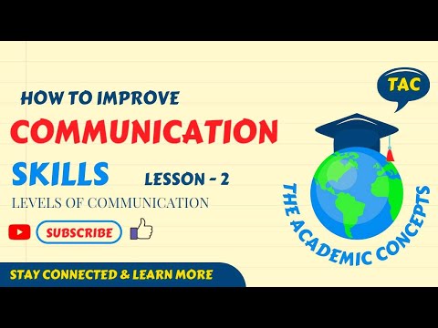 Levels of Communication (Communication Skills - Lesson 2)