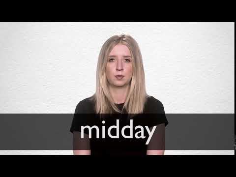 MIDDAY definition and meaning | Collins English Dictionary