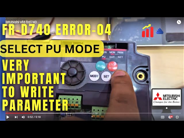 Mitsubishi VFD - Mitsubishi Vfd Drive FR-D720S-042-EC FR-D720S-070-EC ...