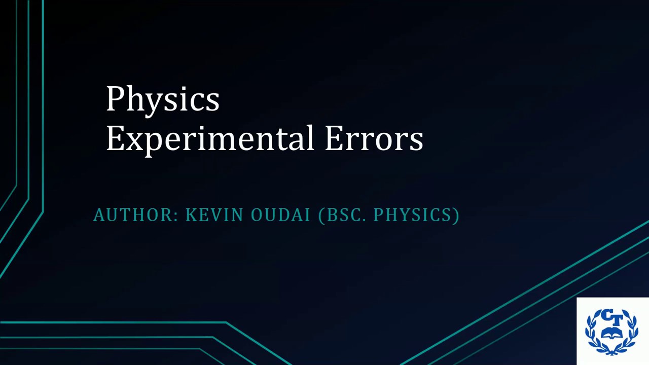 013 Experimental Errors