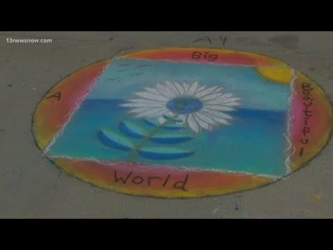 Artists turn the Boardwalk into a gallery (at least until it rains...)