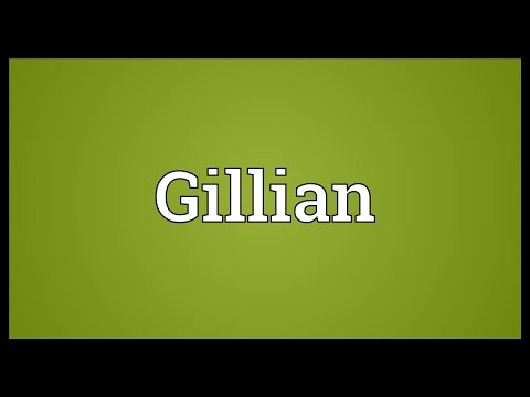 Gillian Meaning