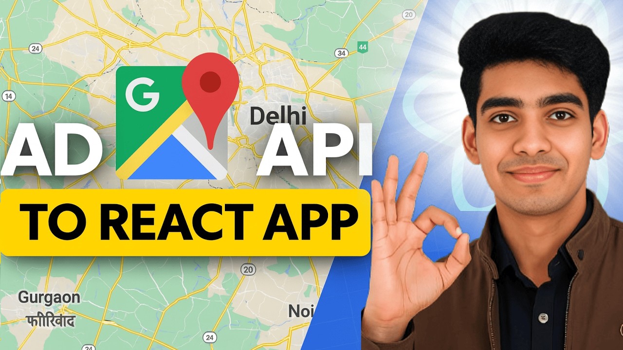 How to Add Google Map in React JS 🔥 | Integrate GMaps with React Application 2026