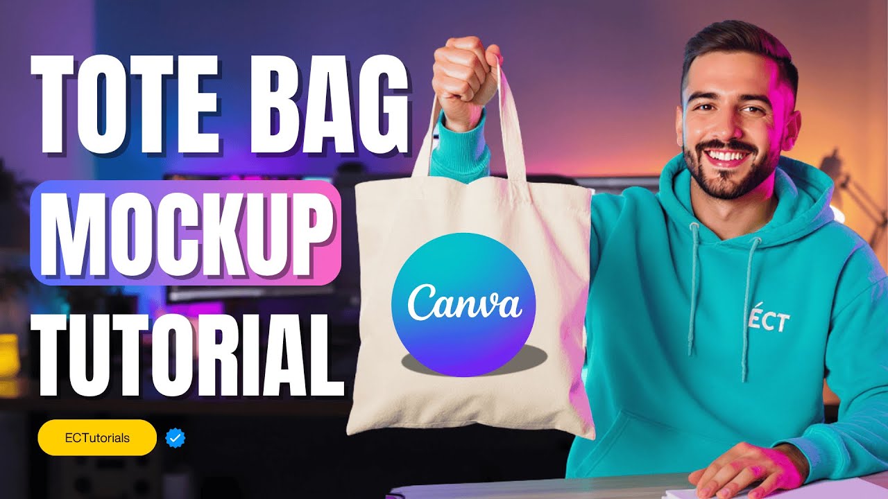 How to Make Tote Bag Mockups in Canva (Print On Demand Ready)
