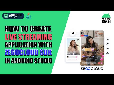 How to create live streaming app using ZEGOCLOUD Live Streaming API in Android Studio 🔥