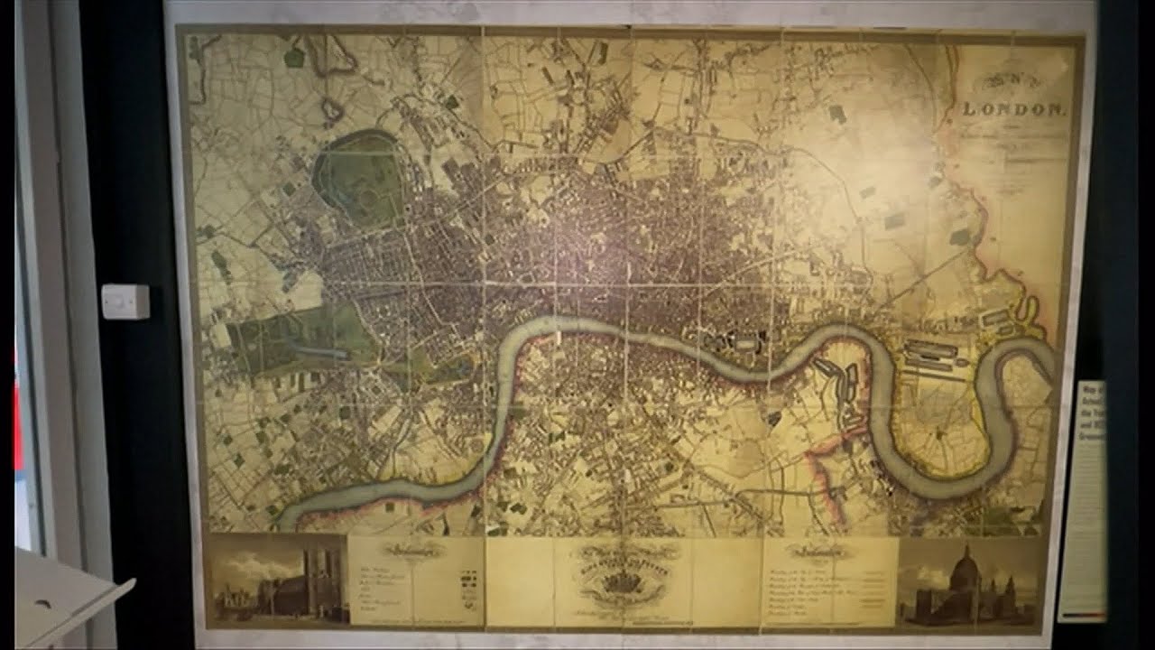 Oldest surviving map of London is goes on display (UK) - BBC London News - 26th April 2022