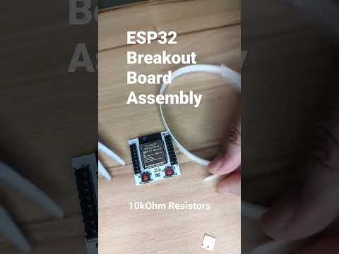 ESP32 Breakout board assembly. #esp32