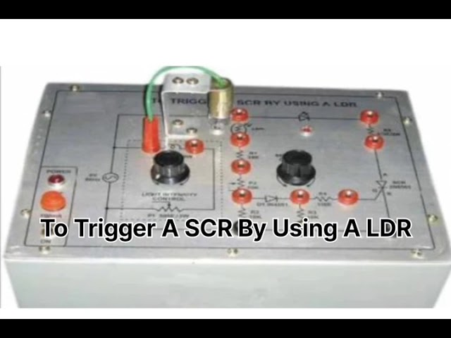 Power Electronics Lab Trainers - DV-DT Limitation of SCR Trainer Kit ...