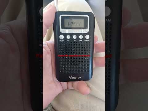 cheap digital am/fm transistor radio...vondior