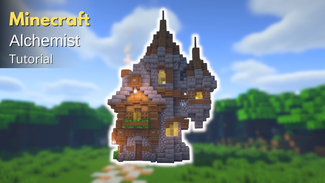 Minecraft: How to Build a Medieval Alchemist Tower | Wizard Tower ...