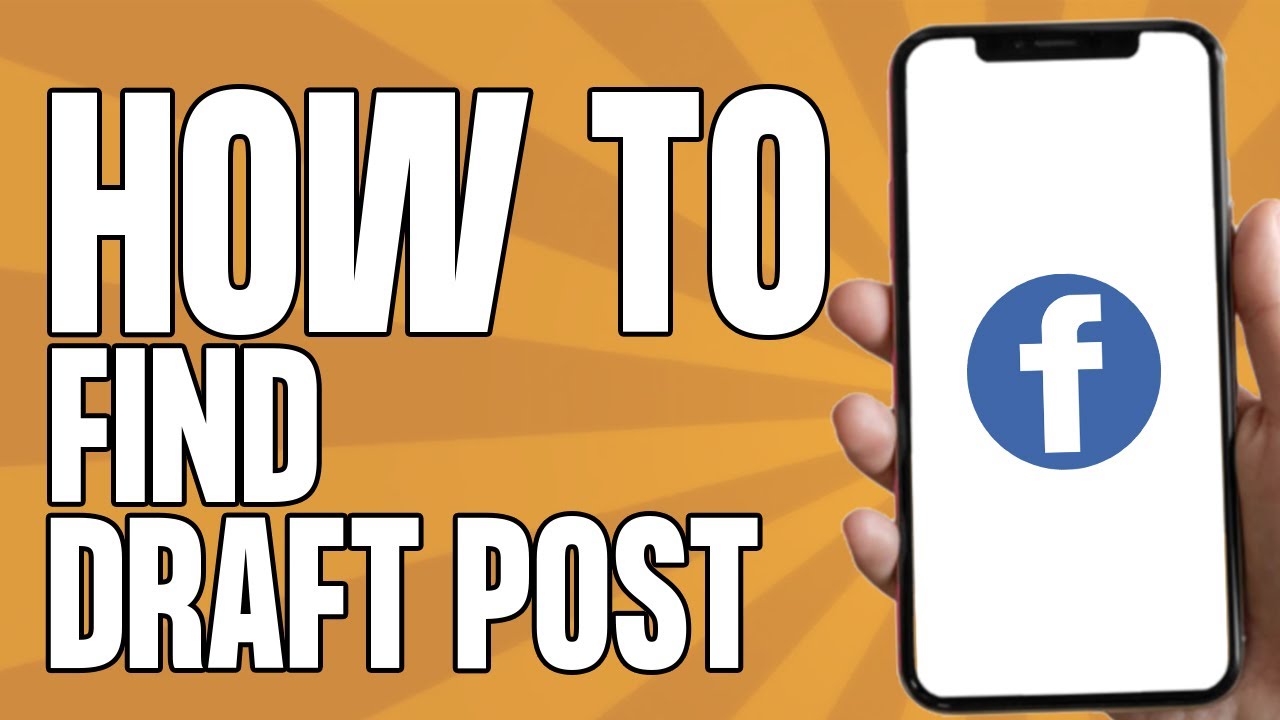 How to Find Draft Post on Facebook (Easy 2025)