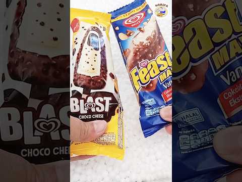 Mencari Dan Menemukan Jajanan Es krim Walls Blast Choco Cheese Dan Feast Max Vanilla