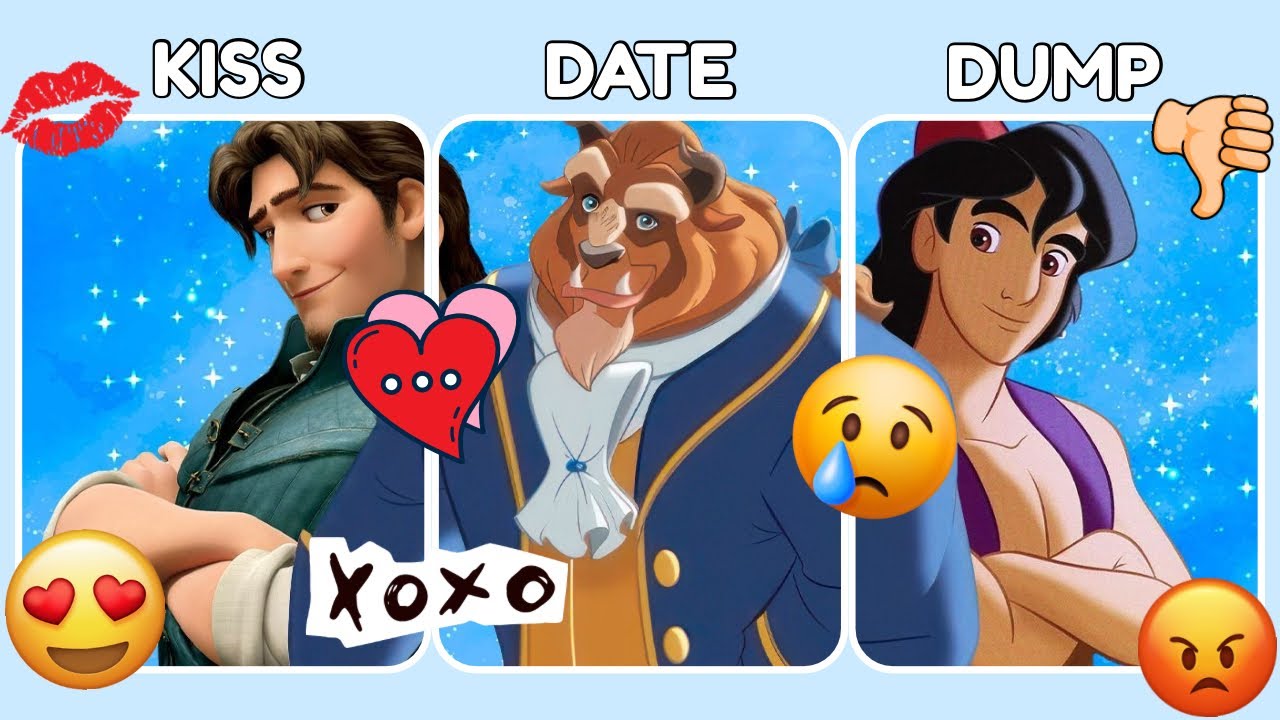 Kiss, Marry, Kill Disney Princes