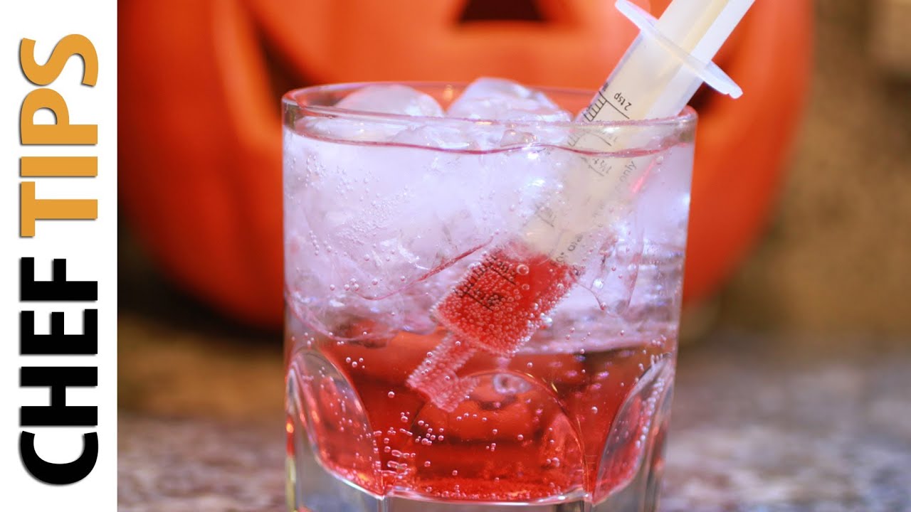 Bloody Shirley Temple Recipe - Halloween Drink Recipes