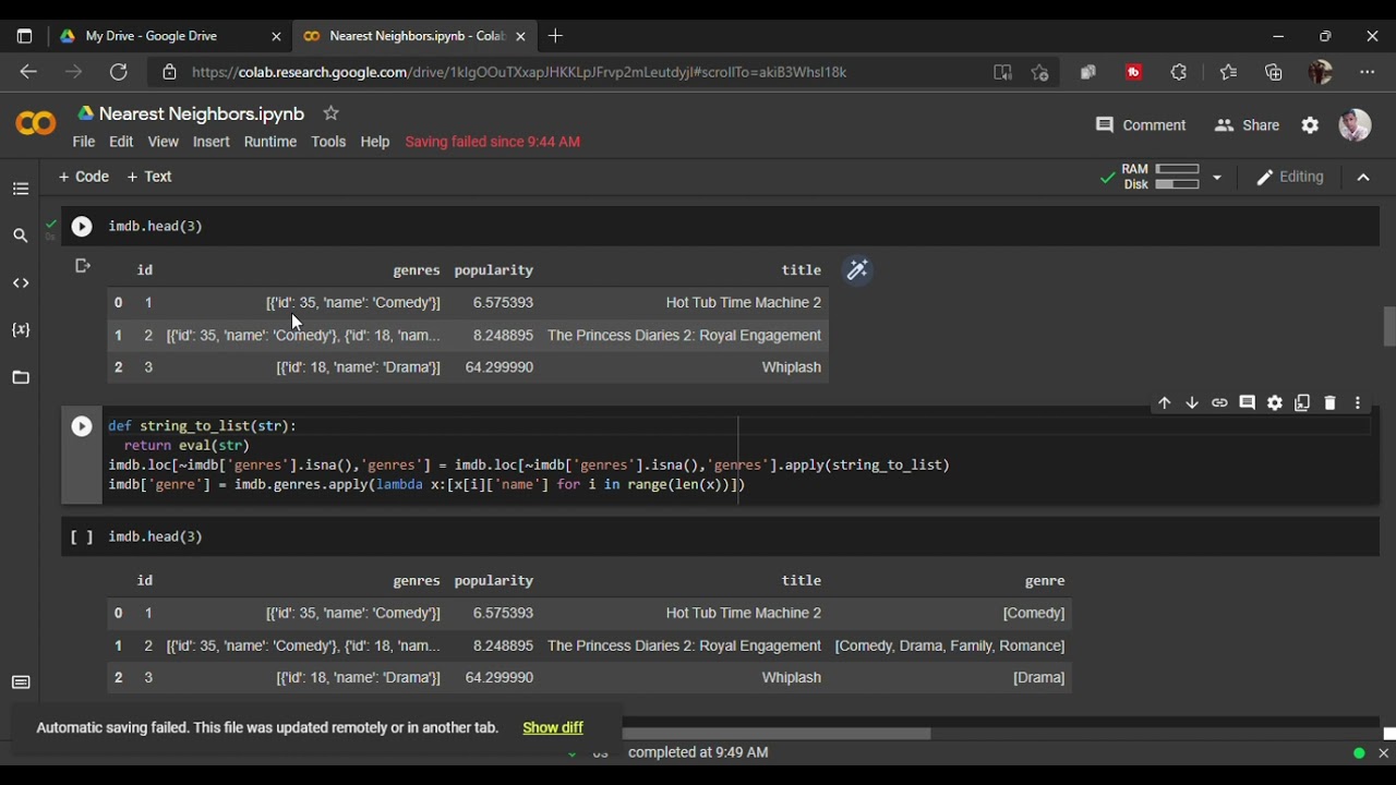Building a recommender system using python part 1