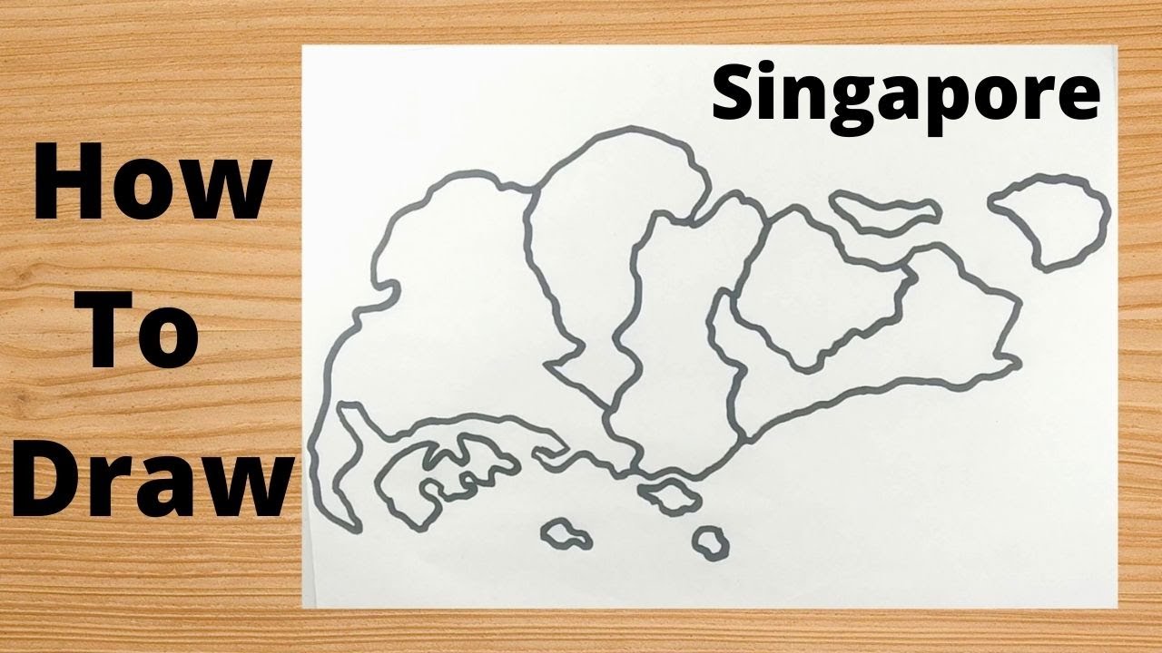 Drawing Singapore Map - Simple Way