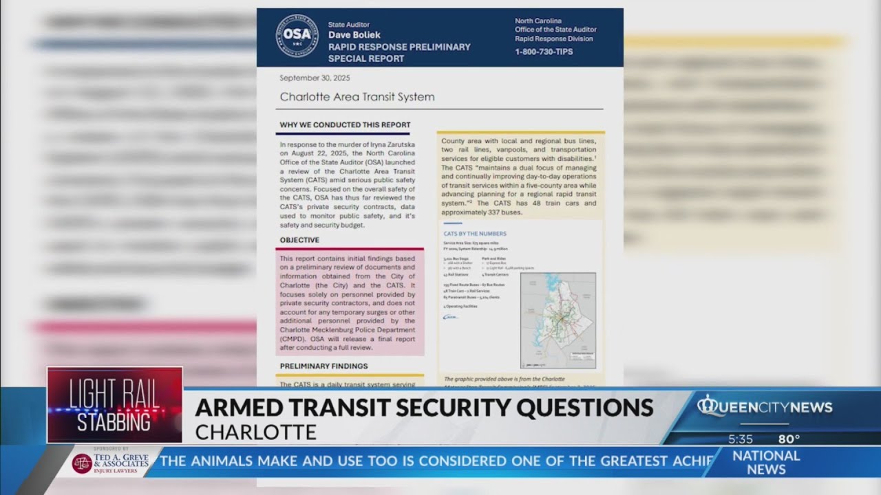 Audit raises safety concerns over CATS security