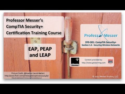 EAP, PEAP, and LEAP - CompTIA Security+ SY0-301: 1.6