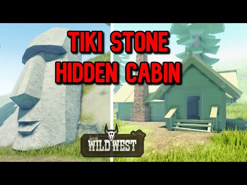 🗿TIKI STONE & HIDDEN CABIN | Roblox Wild West