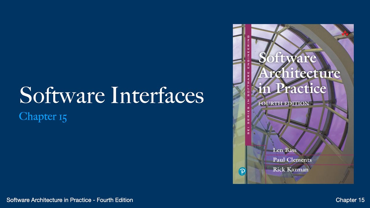 Ch 15 - Software Interfaces