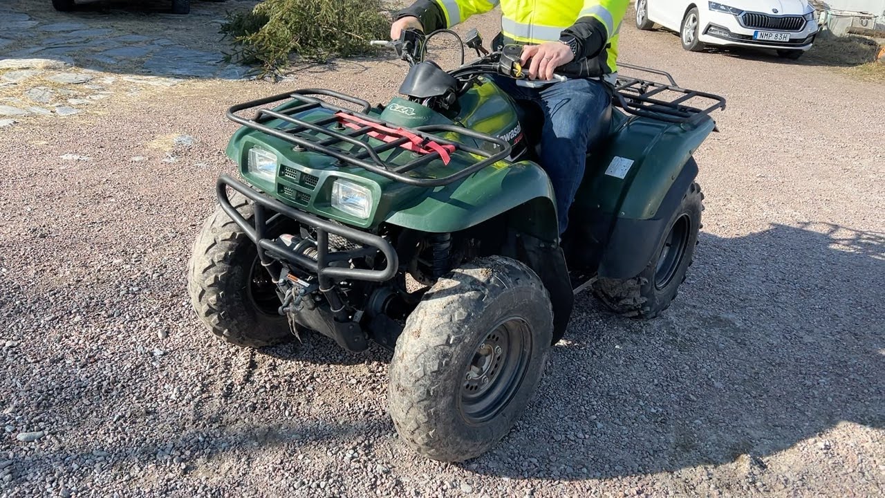 ATV Kawasaki KVF360, Kungälv, Klaravik auktioner