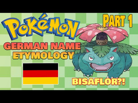 Pokémon German Name Etymology ft. Donata Rosca (Part 1)