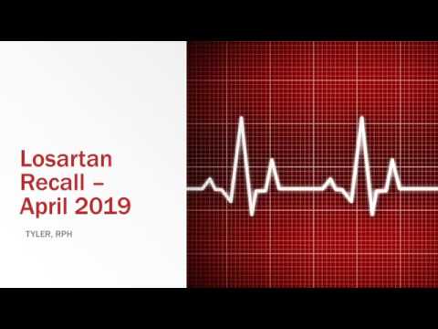Losartan Recall April 2019 Update - Torrent recalls over 100 more lots of losartan