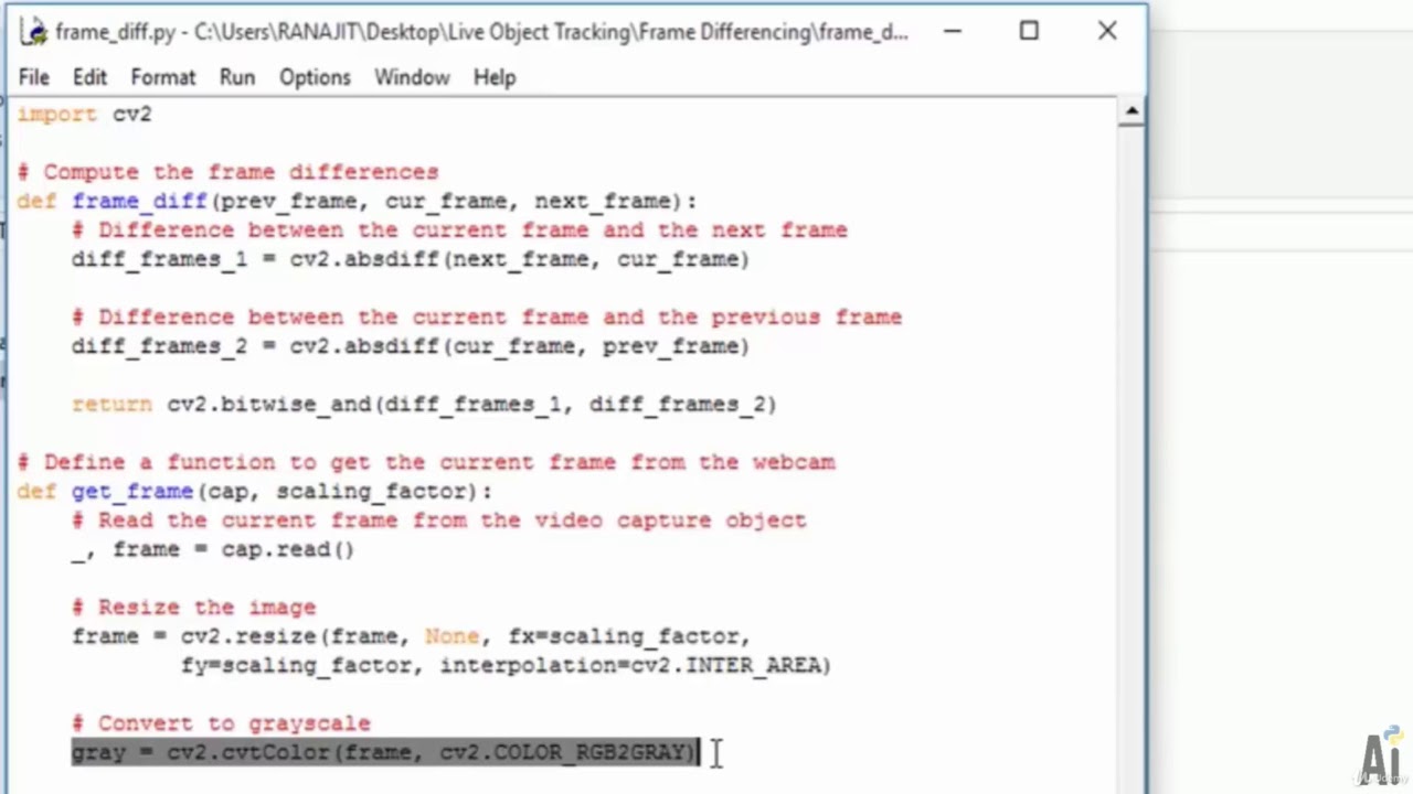 58  Frame Differencing