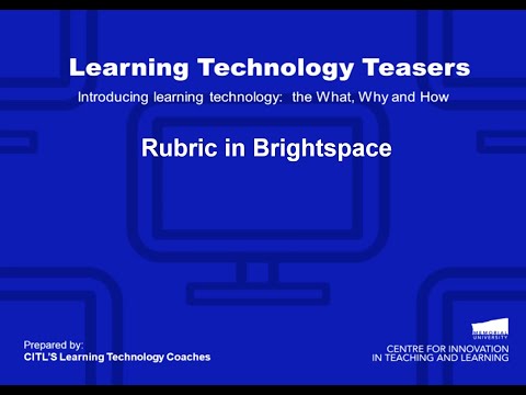Rubrics