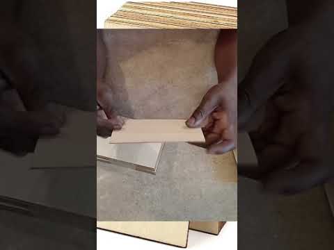 Unfinished Basswood Sheets For Crafts From Amazon 150 x 100 x 1.5 mm