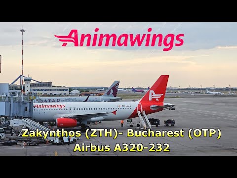 ✈️TRIP REPORT | Animawings | Airbus A320-232 | Zakynthos ✈Bucharest | ZTH-OTP