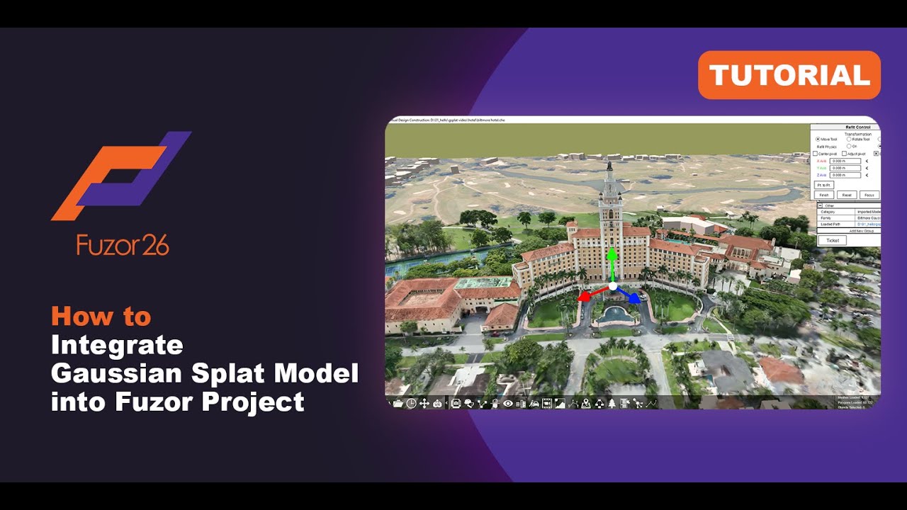[Fuzor 2026] How to Integrate Gaussian Splat Model into Fuzor Project